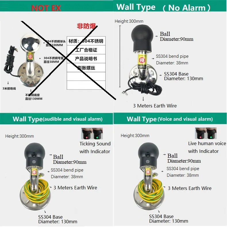 Industrial Human Body Electrostatic Release Discharger