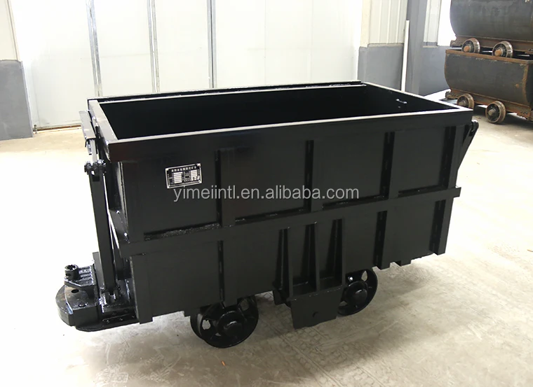 Mcc2.5 unloading Mine Wagon Mining Truck Curved Rail Side Dump Mine Car ...