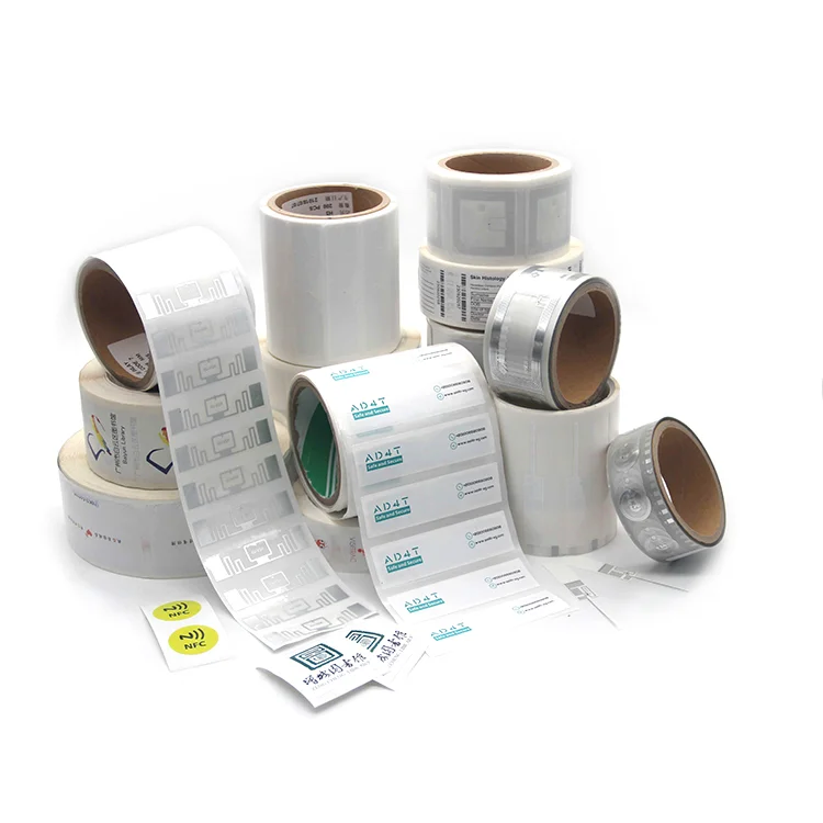 Printable Uhf Rfid Adhesive Label Rfid Sticker Tag rfid Tag For Books ...
