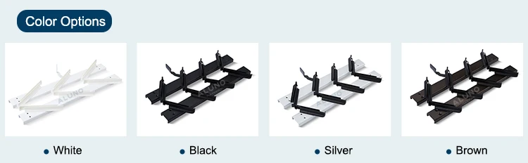6 Inch Aluminium Alloy Louvre Window Frames Adjustable Sun Protection ...