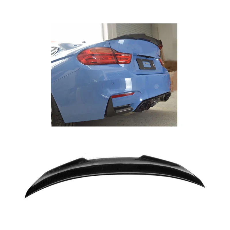 PSM Style Rear Spoiler For 2014-2019 BMW 4 Series F32 F82 M4 Carbon ...