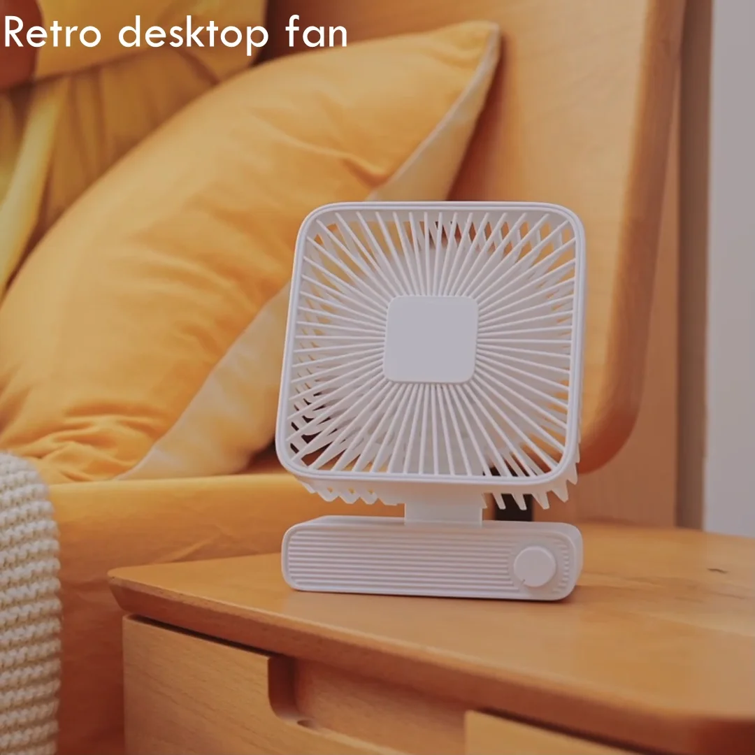 Adjustable Wind Speed Usb Portable Mini Desk Fan With Battery Power ...