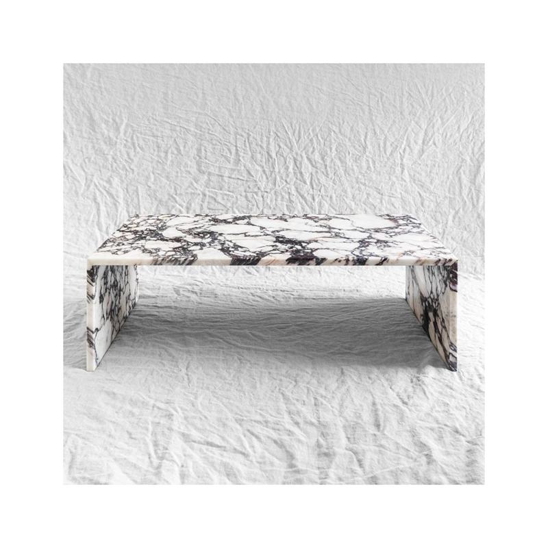 Shop Our Italian Marble Calacatta Viola Plinth Coffee Table