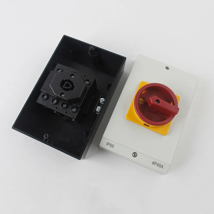 Ac 4 Pole Electrical Main 40a Isolator Switch - Buy 230v/440v Electric ...