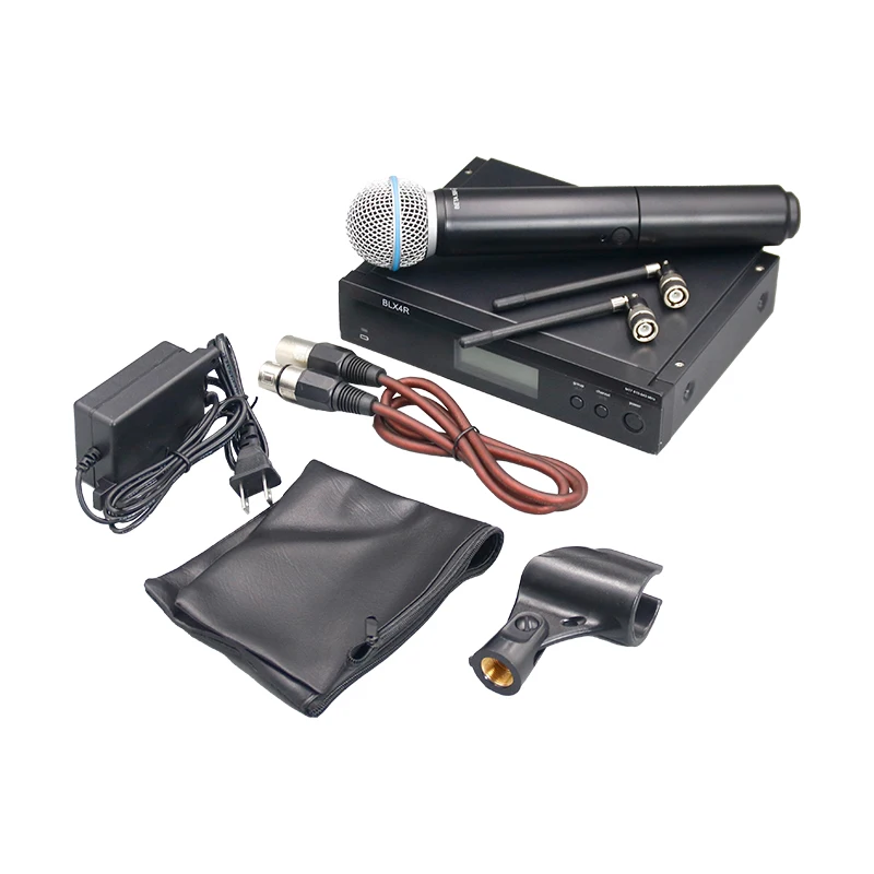Professional Uhf Wireless Microphone Kit Blx4r/sm58/beta58a/beta58 ...