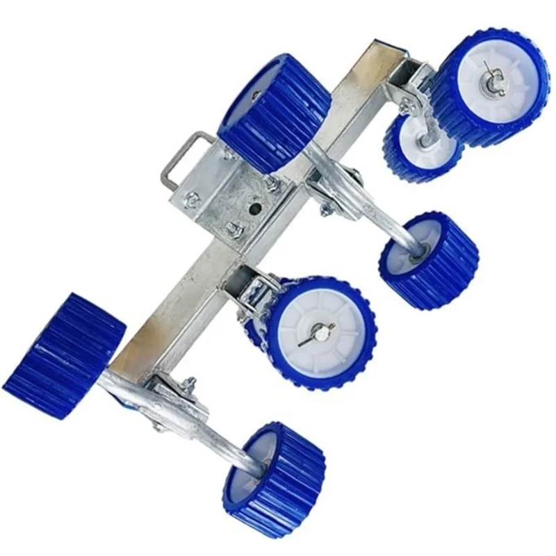 Boat Trailer Roller Group With Mounting Bracket 8pcs Wobble Roller ...