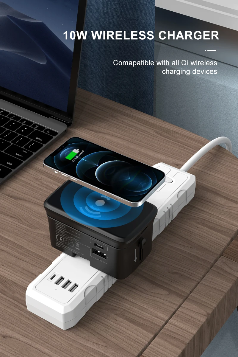 Universal Travel Adapter Ac New Universal Wireless Mobile Phone Charger ...
