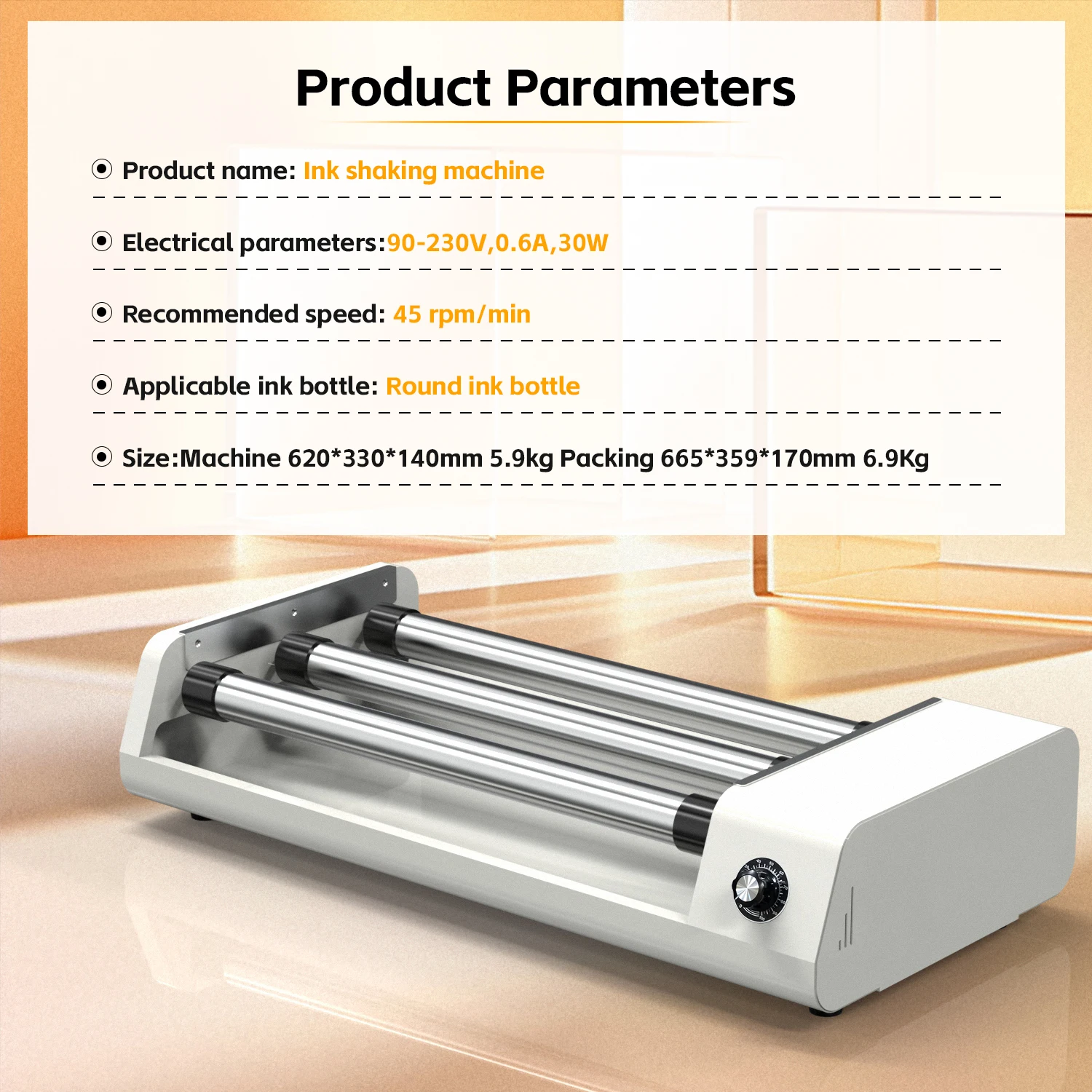 Ingani DTF White Ink Shaker - Prevents Ink Deposition