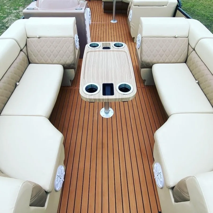 CE Certified Luxury Family Tritoon Boats - Perfect for Lakes & Rivers