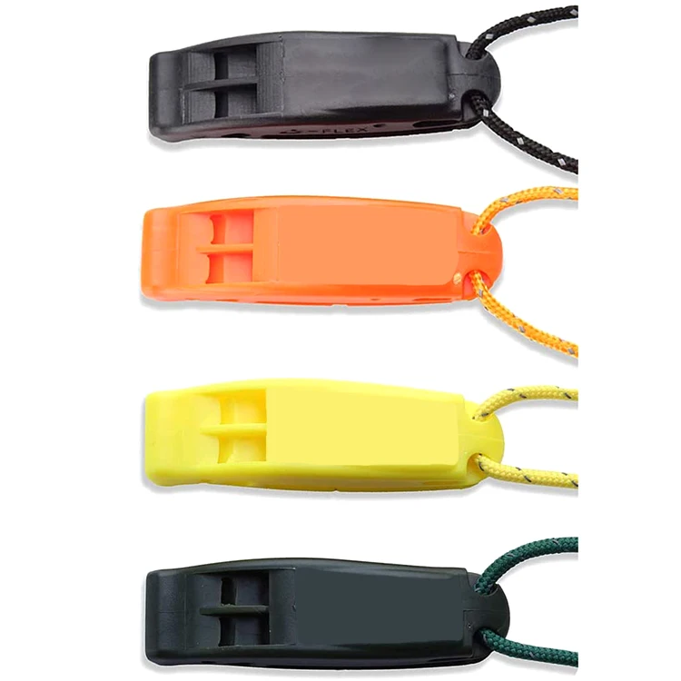 SOS Survival Marine Boating Whistle Emergency Rescue Lanyard Whistles ...