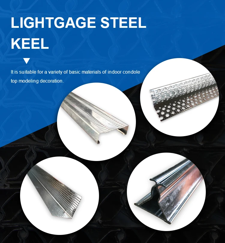 Galvanized False Ceiling System Gypsum Board Accessories Corner Guards ...