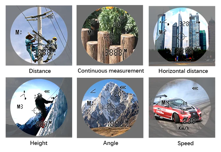 Single Tube Long-distance Measurement Handheld Binoculars Hunting ...