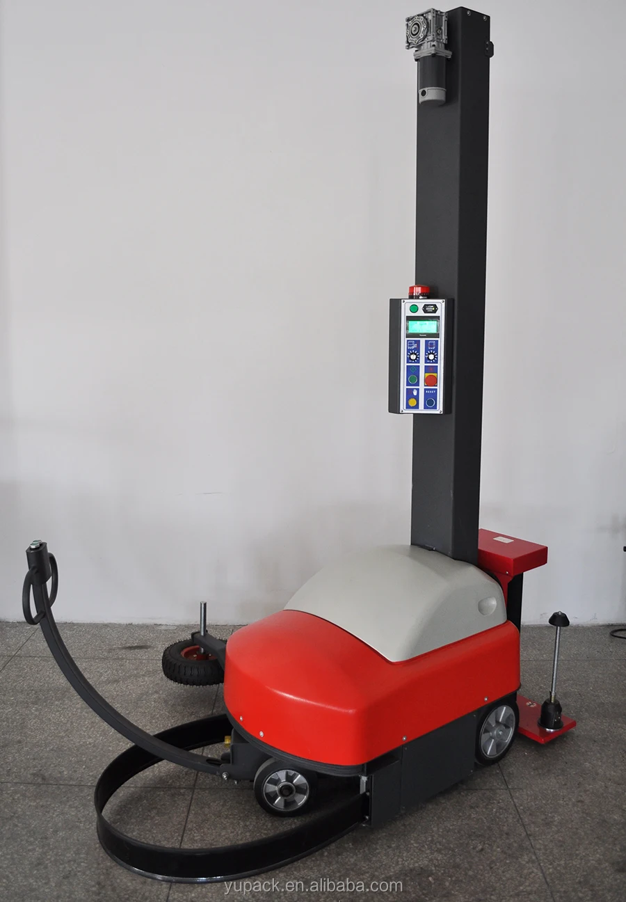 Self Propelled Mobile Pallet Stretch Wrap Robot - YUPACK