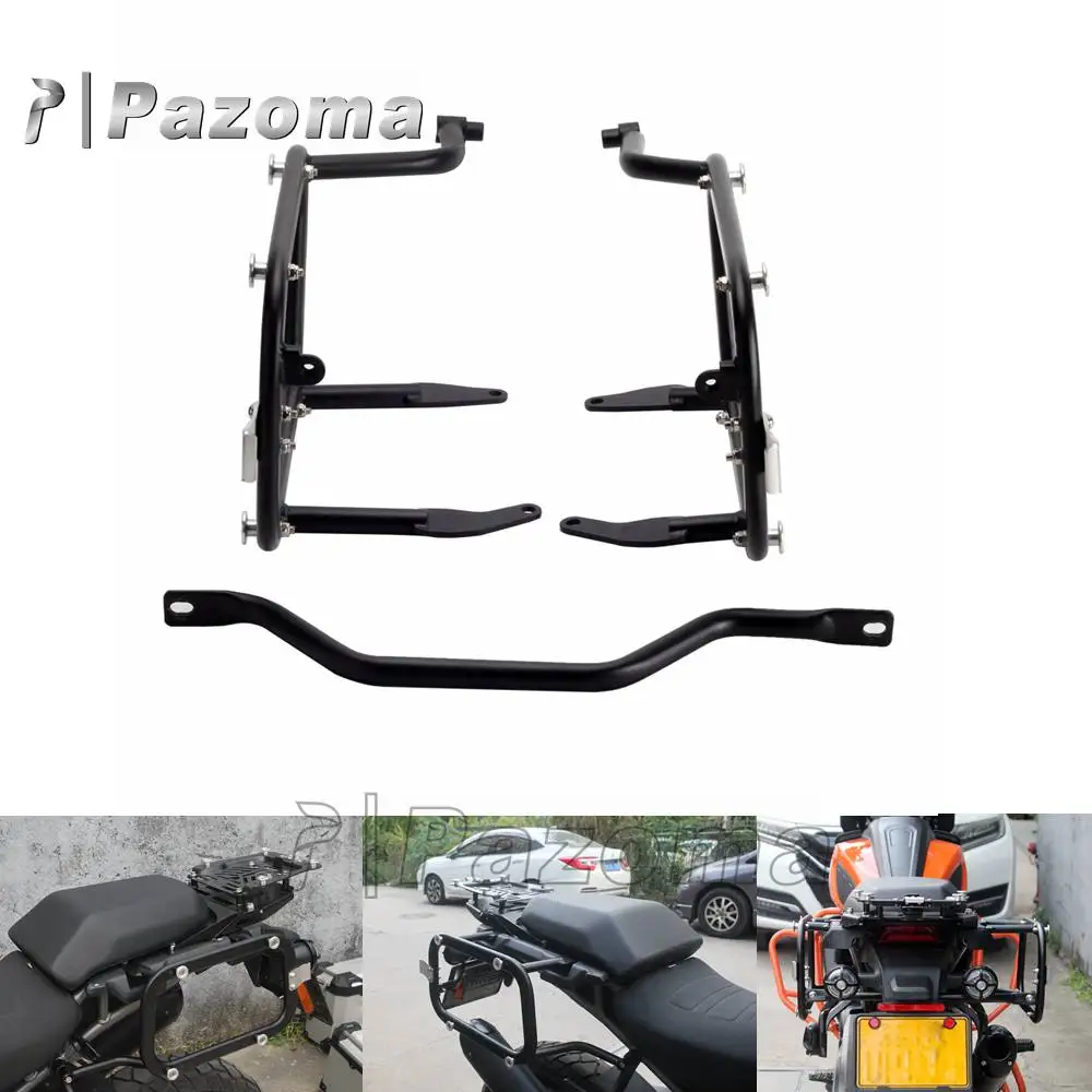 Motorcycles Side Box Bracket Side Case Mounting Rack Luggage Kit for ...