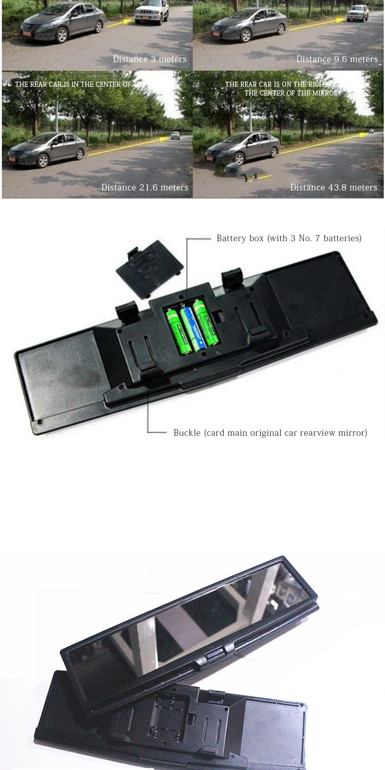 Infinity Mirror Car - Bottomless Abyss LED Rearview