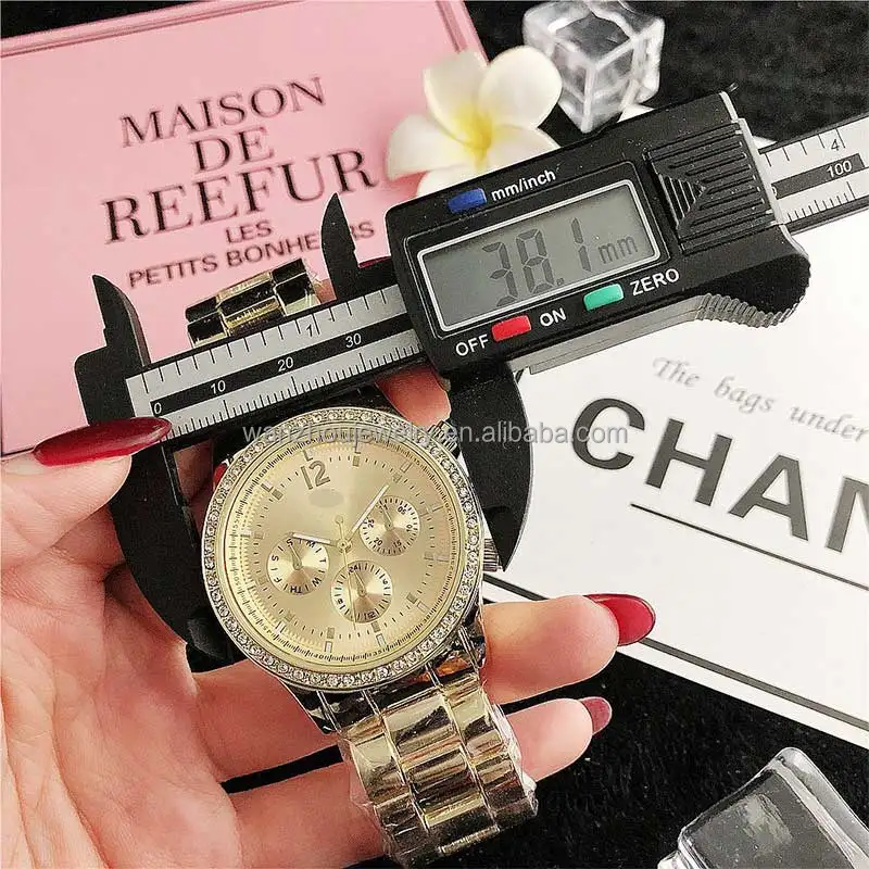 Custom Your Brand Logo Vintage Waterproof Female Watch Stainless Steel ...