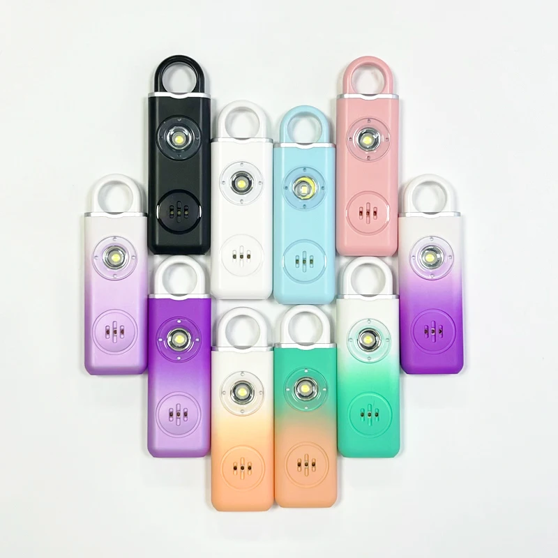 Mini Panic Self Defense Emergency Siren Safety Personal Alarm Keychain ...