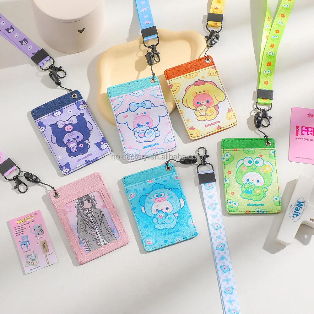 Custom School Student Cartoon Plastic Abs Card Holder Cardholder Custom ...