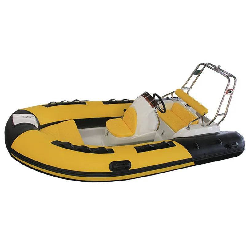 13 Feet Rib Speed Boat Semi Rigid Inflatable Boat Luxury Fishing Boat ...