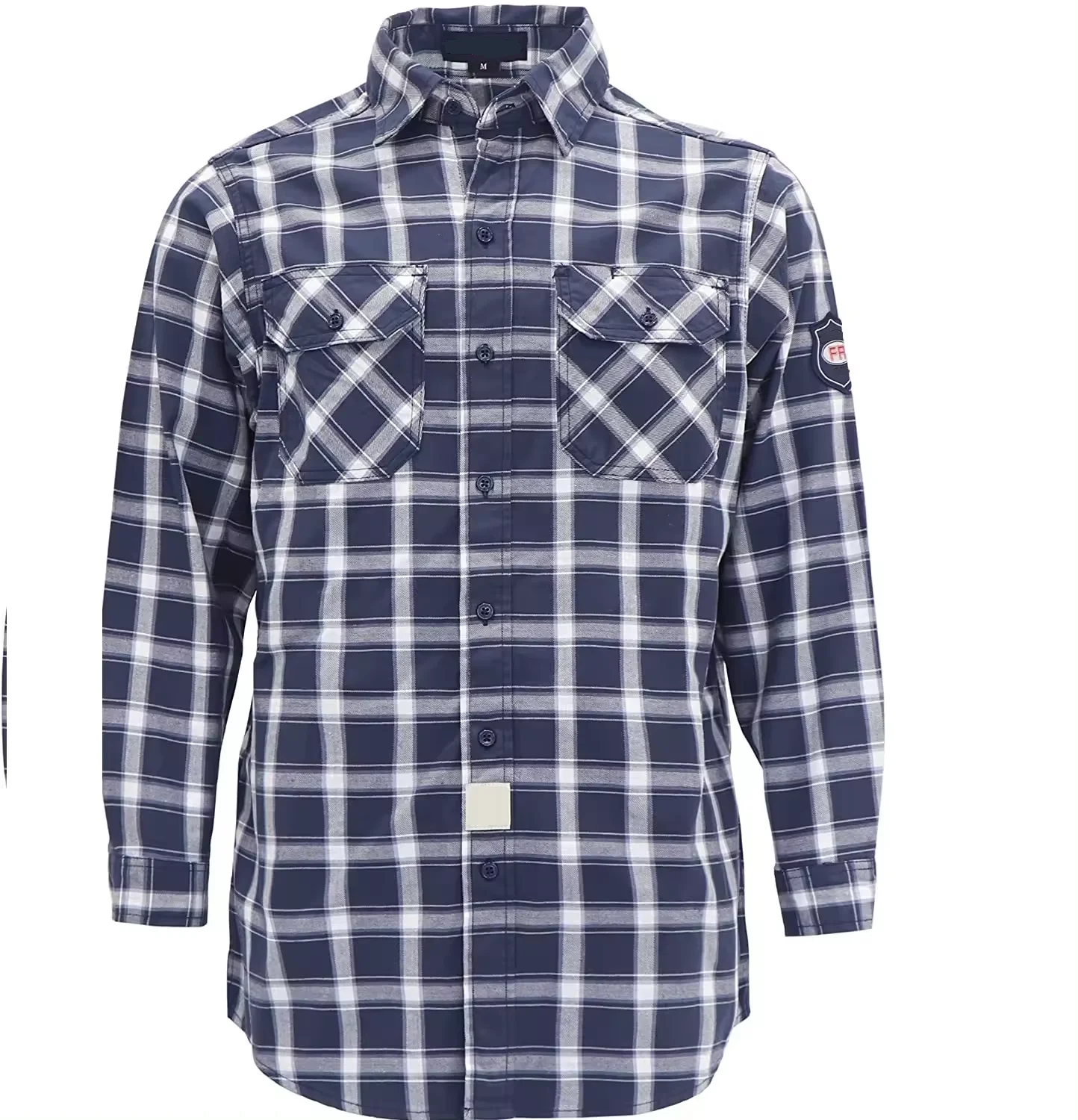 NFPA2112/CAT2 Fire Retardant Frc Lightweight Long Sleeve 100% Cotton ...