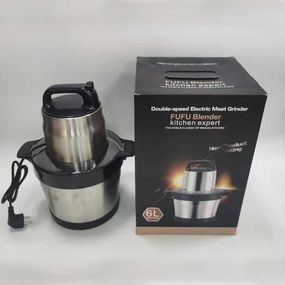 Kitchen Small 5l Stainless Steel Electric Yam Pounder Fufu Pounding ...