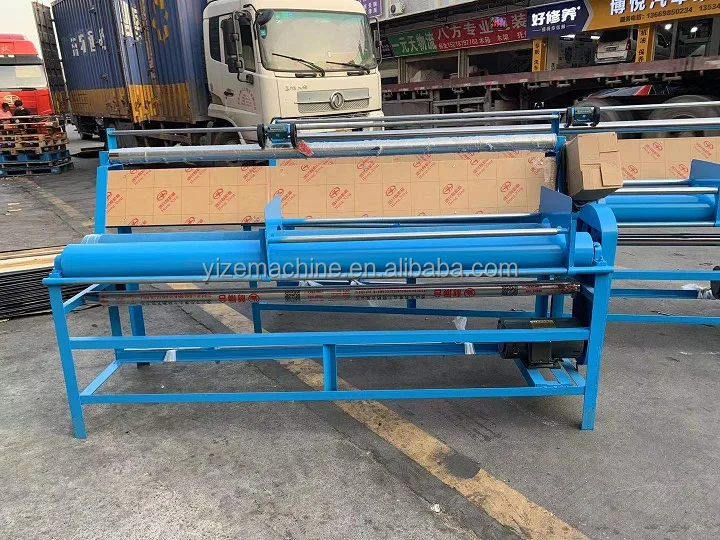 Automatic Yard Counter Textile Fabric Roller Winding Machine