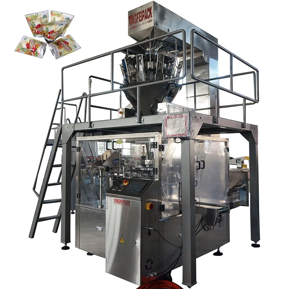 Automatic Doypack Stand up Liquid Packing Machine Filling Premade Bag ...