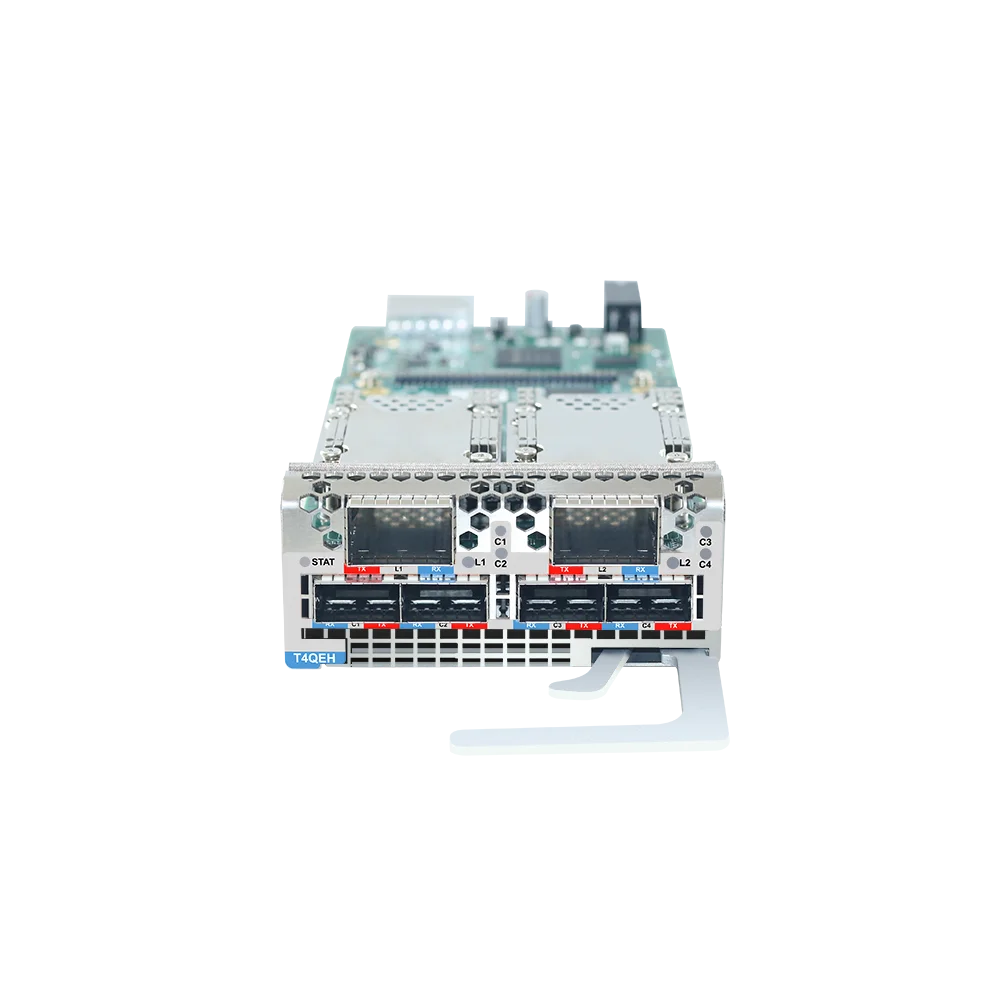 800G TMUX Transponder Muxponder 4*400G Aggregation 400G QSFP-DD112 for DCI OTN DWDM System ...