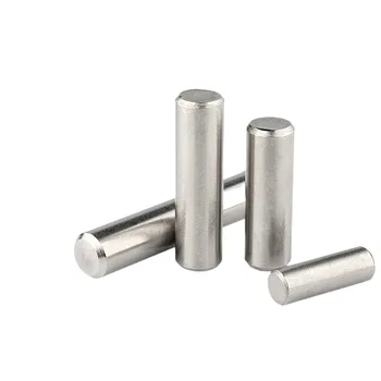 304 Stainless Steel Cylindrical Pin Solid Positioning Pin Din7 Threaded ...