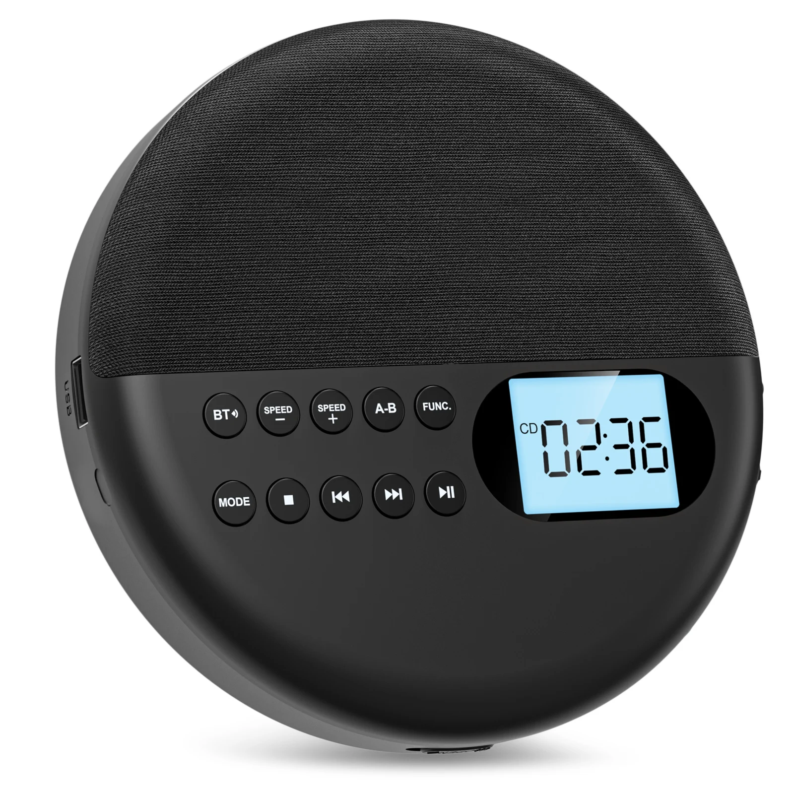 Portable Cd Player With Bluetooth Cd Player With Speakers Rechargeable ...