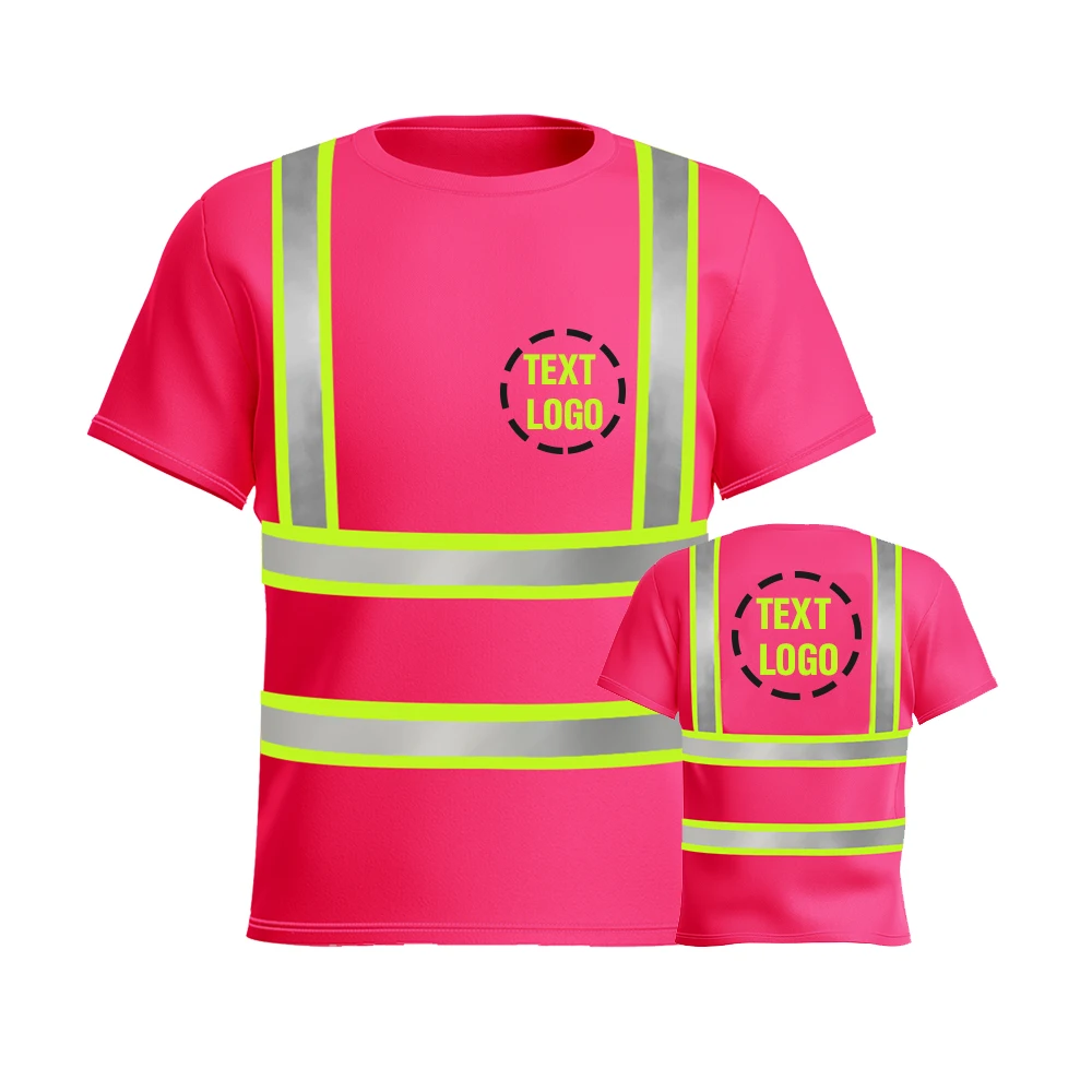 Work Shirts Uniforms Safety Reflective Absorb Sweat Work Safety Shirts ...