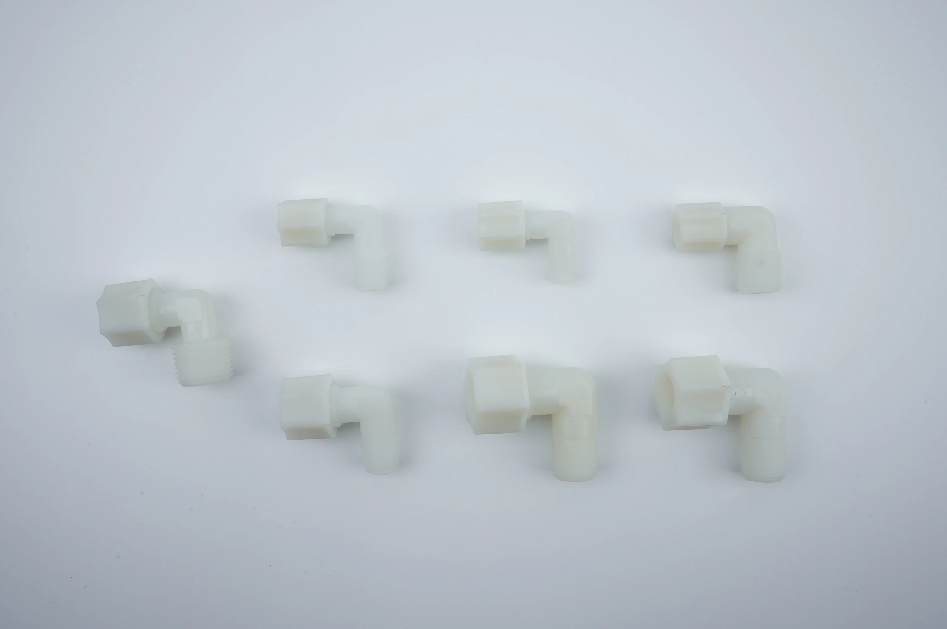 Factory Plastic Connectors For Water Purifier White L-bend Nylon ...