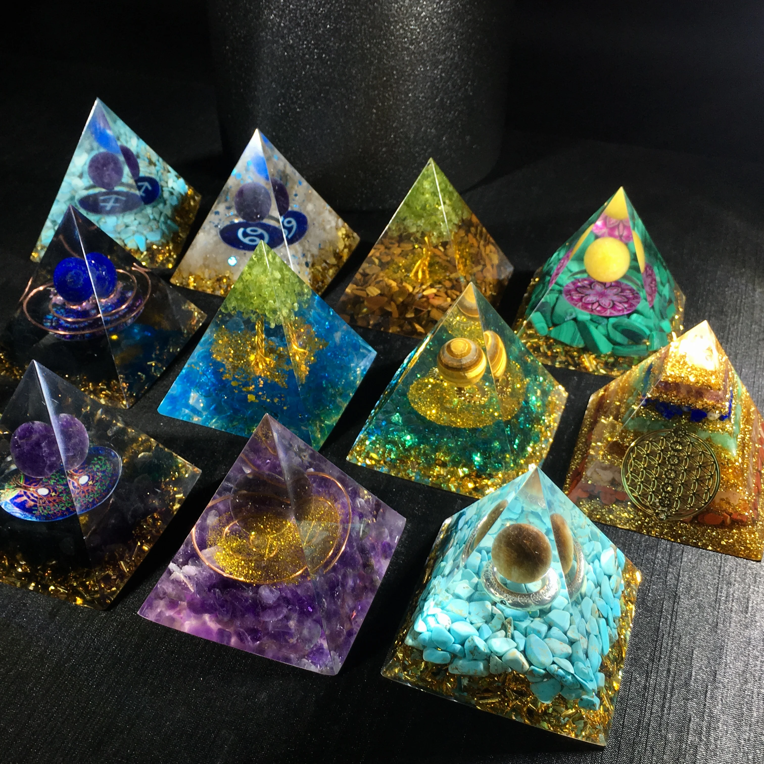 Pyramid Electricity Generators - Healing Crystal Pyramids