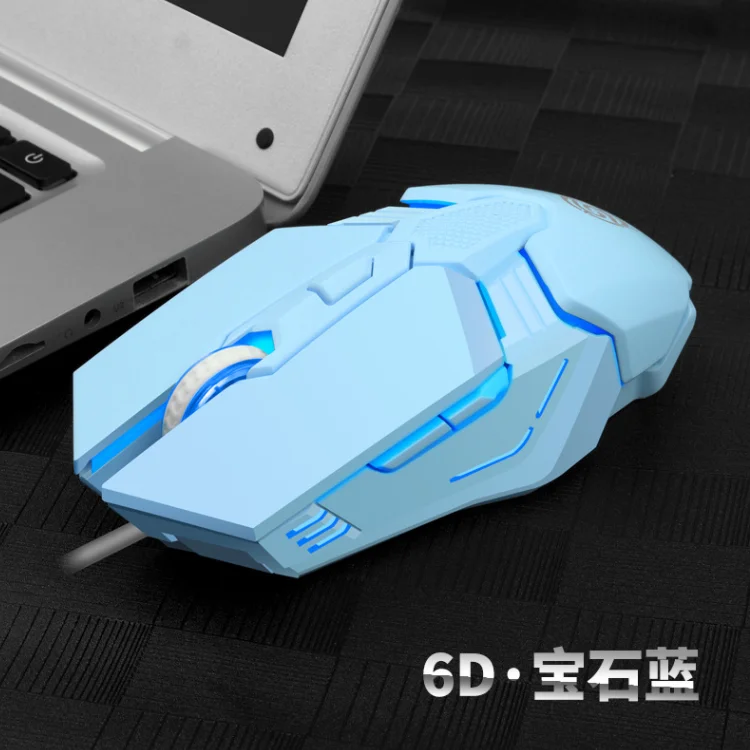 6d Pro Gaming Mouse Backlit Led Optical Usb Wired For Pc Laptop Usb ...