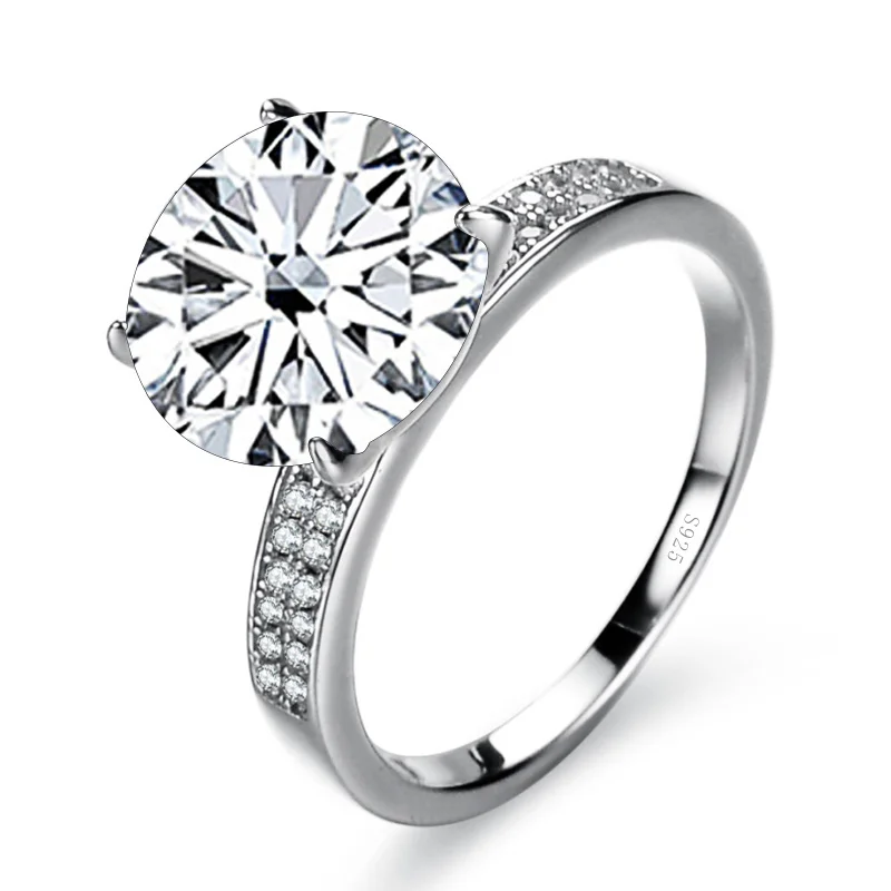 Luxury Gra Certified Vvs 5ct Champagne Gra Moissanite Lab Diamond Ring ...