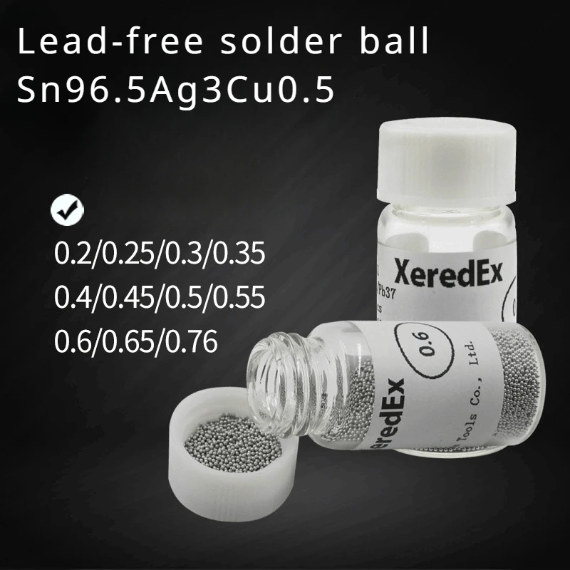 Lead-free Solder Ball Bga Tin Beads 0.25-0.76 Plant Balls 2.5w Pcs ...