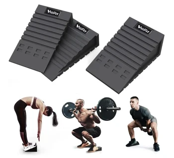 Adjustable Rubber Squat Wedge Block Squat Wedge Ramp For Deadlift Fit ...