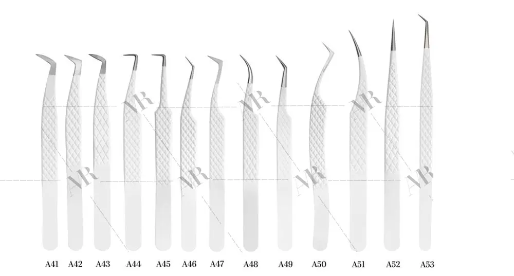 Custom Logo Stainless Steel Tweezers for Eyelash Extensions