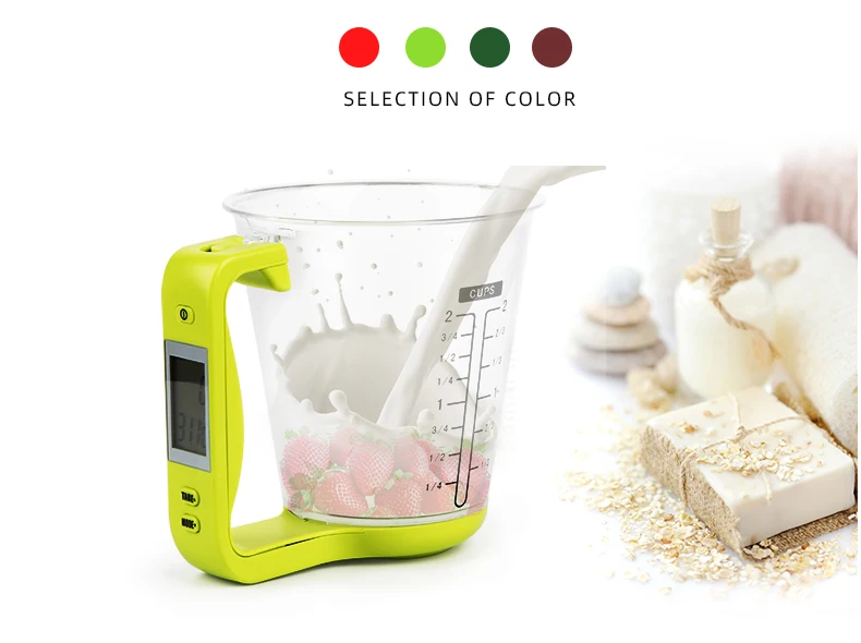 Modern Style Electronic Digital Kitchen Measuring Cup Scale Pc Oem Lcd ...