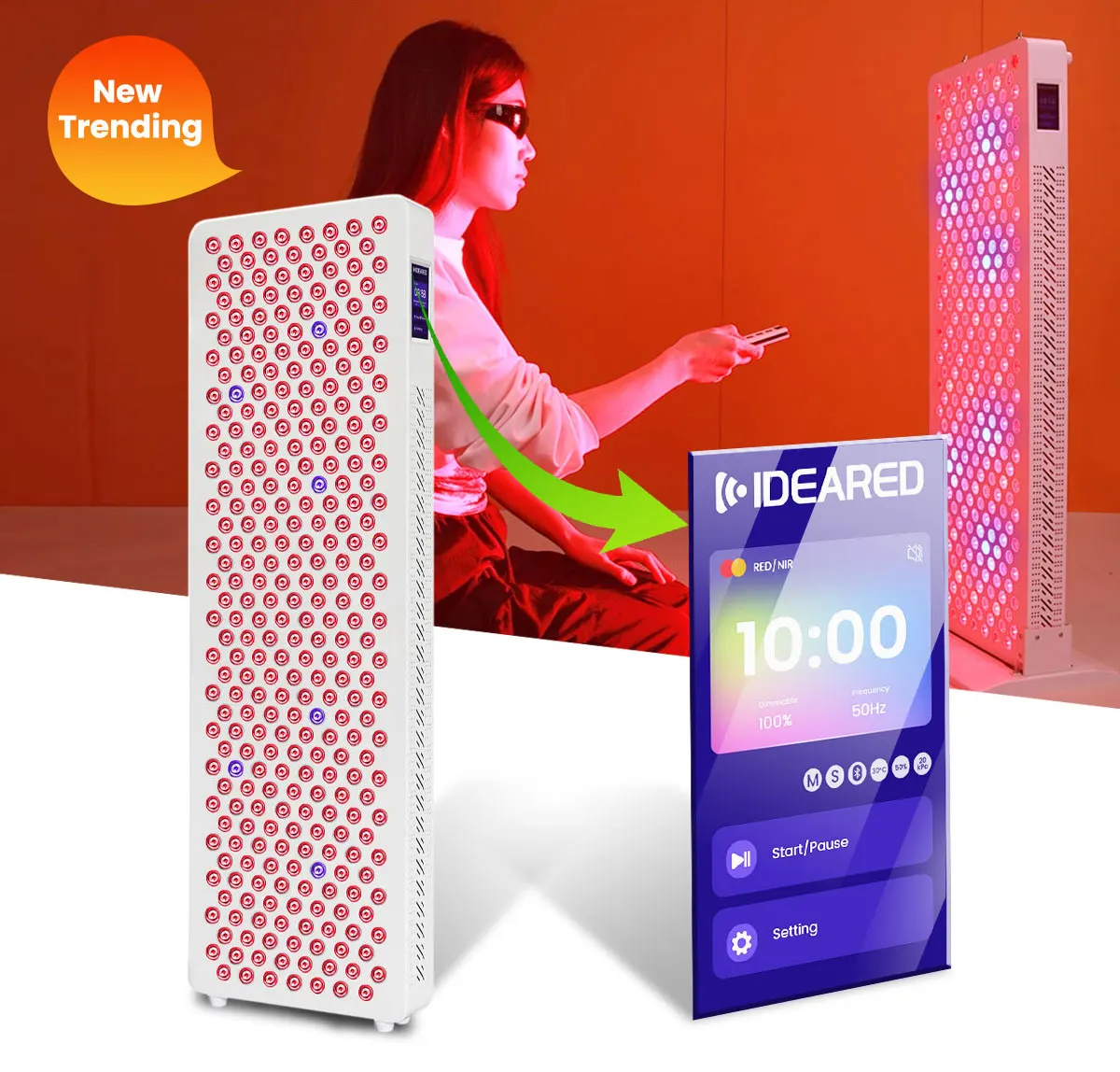 630Nm 660Nm 820Nm 850Nm Medical Device Full Body Red Near Infrared Red ...