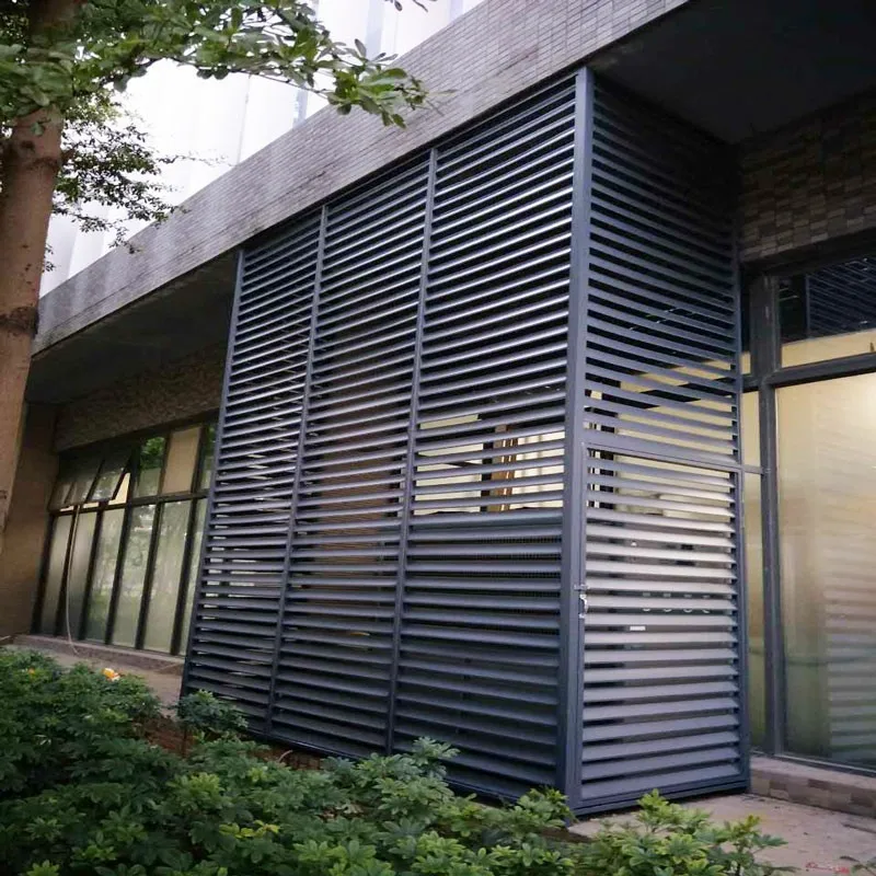 Louver Glass Door Inserts for Privacy and Ventilation, Aluminium Frame ...