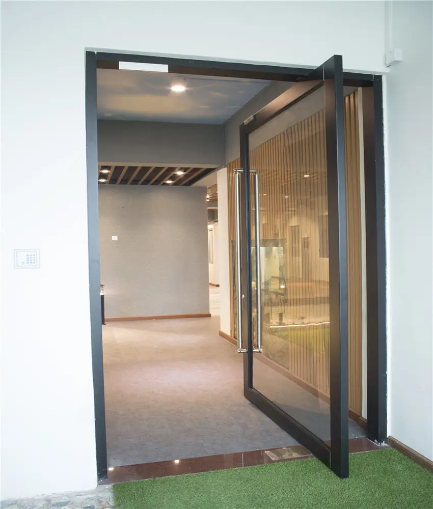 Miami-dade Approved NFRC Tempered Glass Aluminium Doors