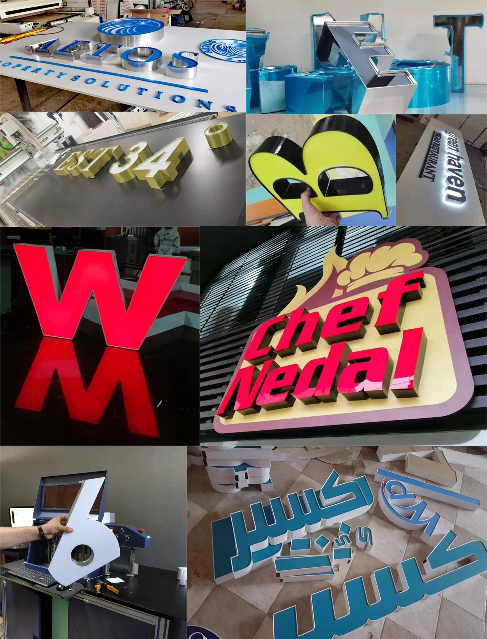 Custom Led Neon Sign Machine Channel Letter Bending Machine - Buy ...