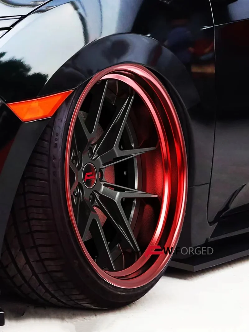 Luxury Car Wheels 18 19 20 21 22 Inch 2-piece Deep Lip Forged Wheels ...