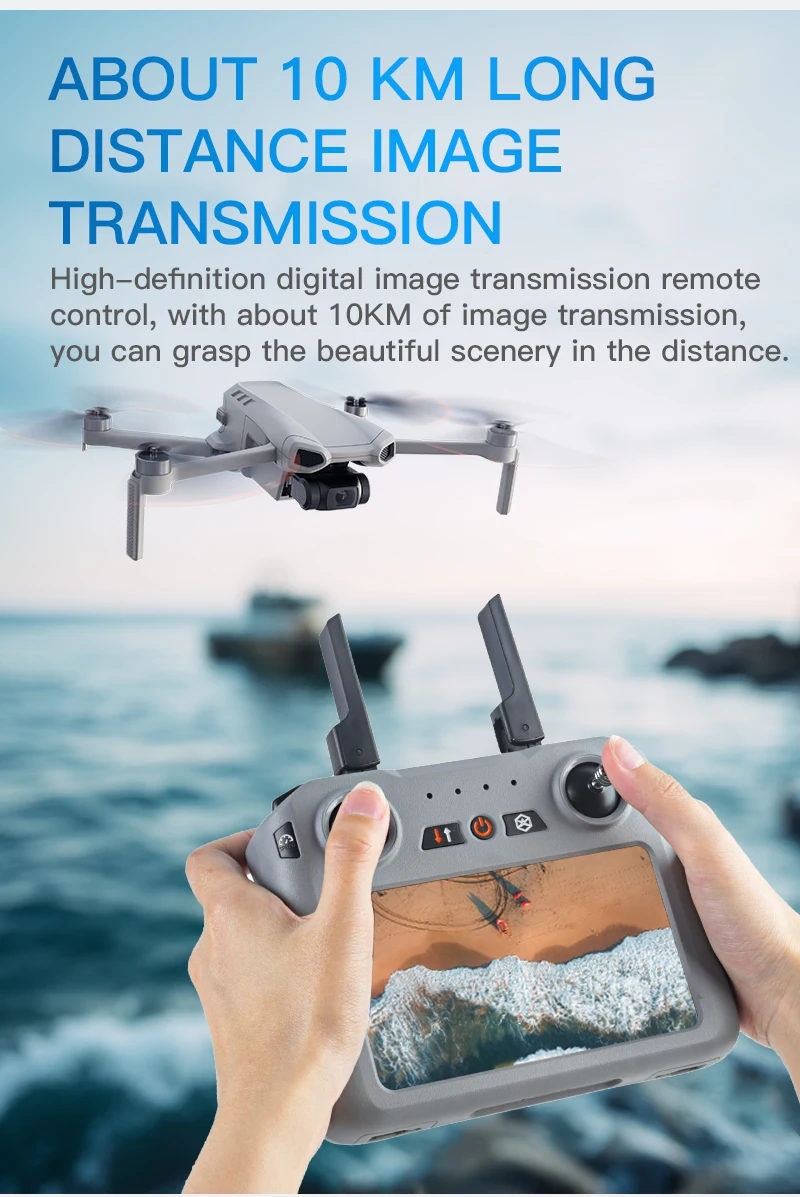 XINLIN XiL 017 Drone 4K 3-Axis Gimbal 247g RC Drone 10KM FPV Transmission Distance Professional ...
