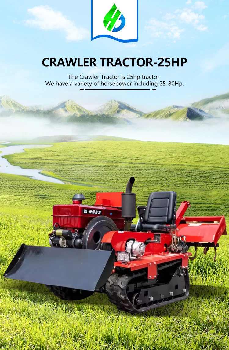 Garden Tractor Orchard Management Crawler Tractor 25 Hp Multi ...