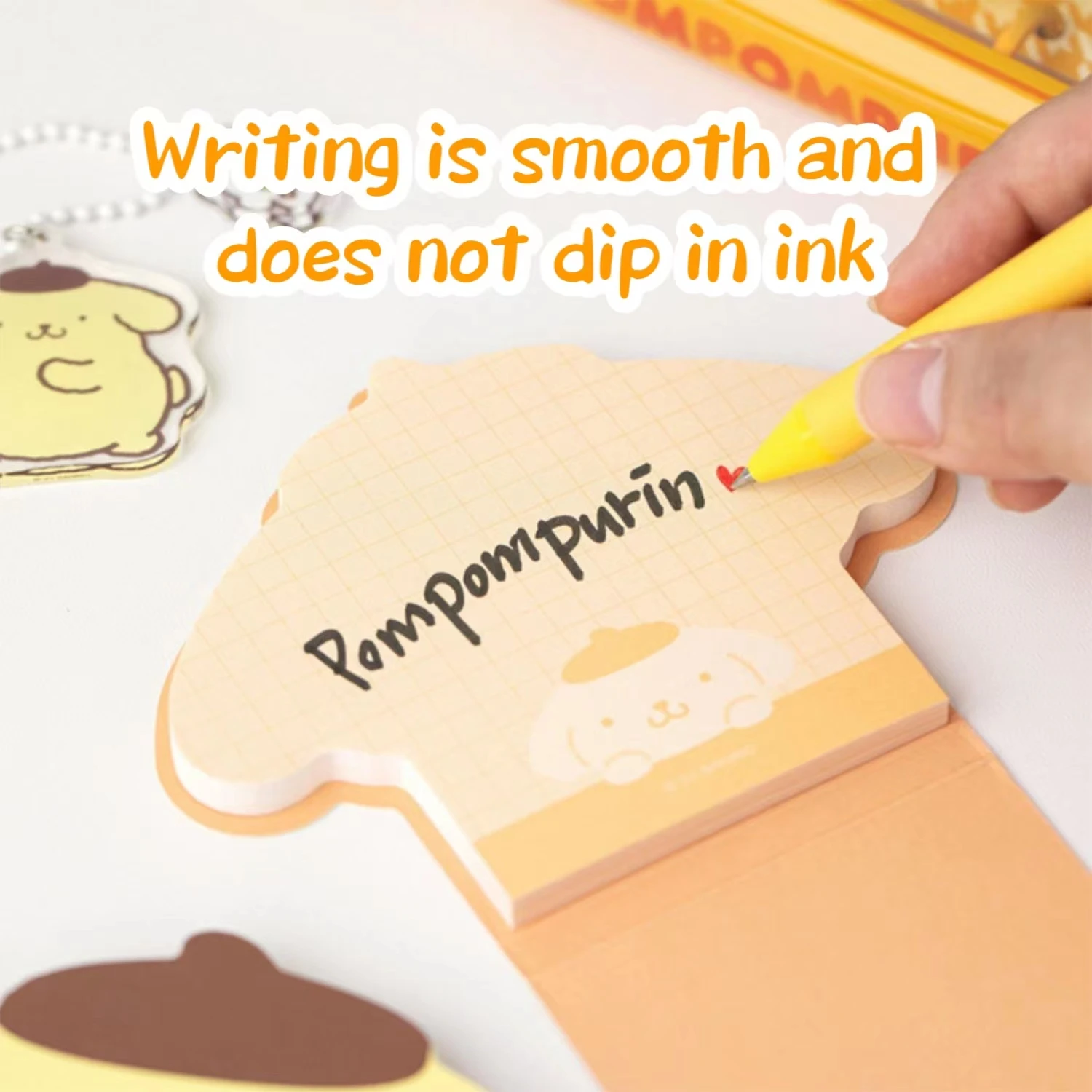 Sanrio Cartoon Head Note Book Cute Note Message Material Memo Notes 50 ...