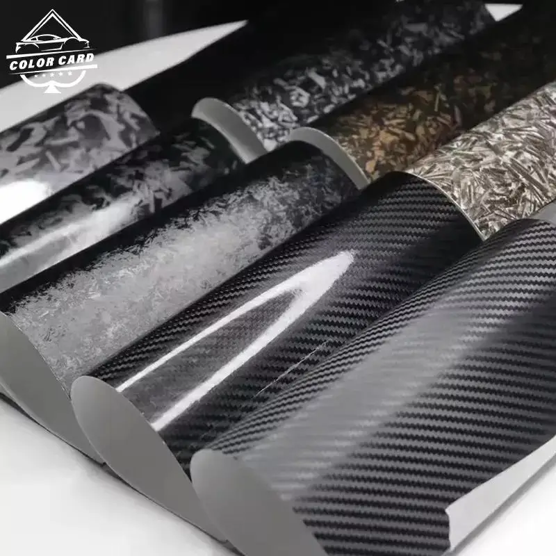 1.52x18M Car Interior Decorative 2D 3D 4D 5D 6D 7D 9D High Gloss Black ...