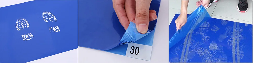 30 Um Thickness Reusable Washable Silicone Sticky Mat - Buy Blue Sticky ...
