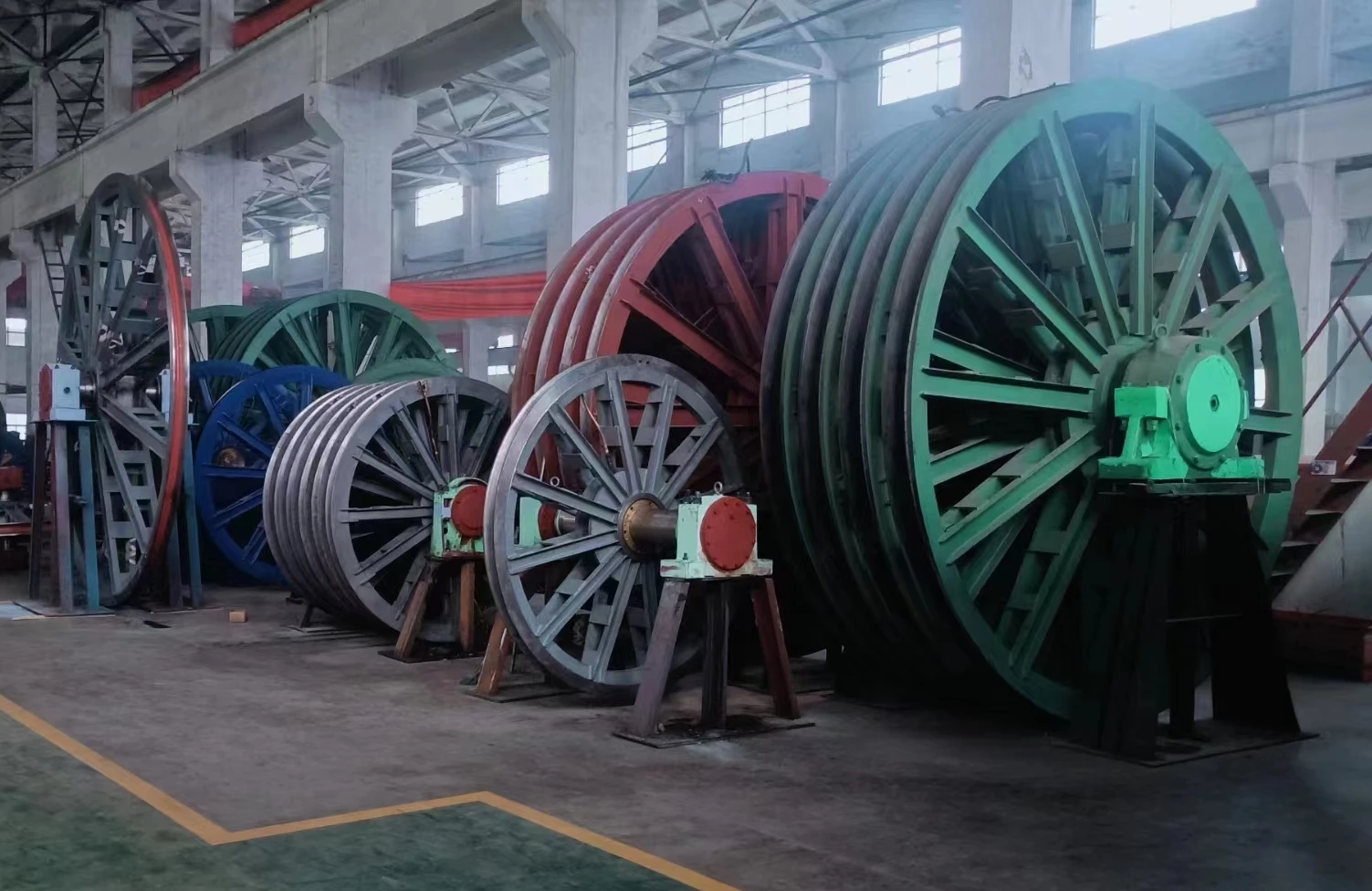 Customized Mining Hoist Wheel Device/ Head Sheave/ Sheave Pulley ...